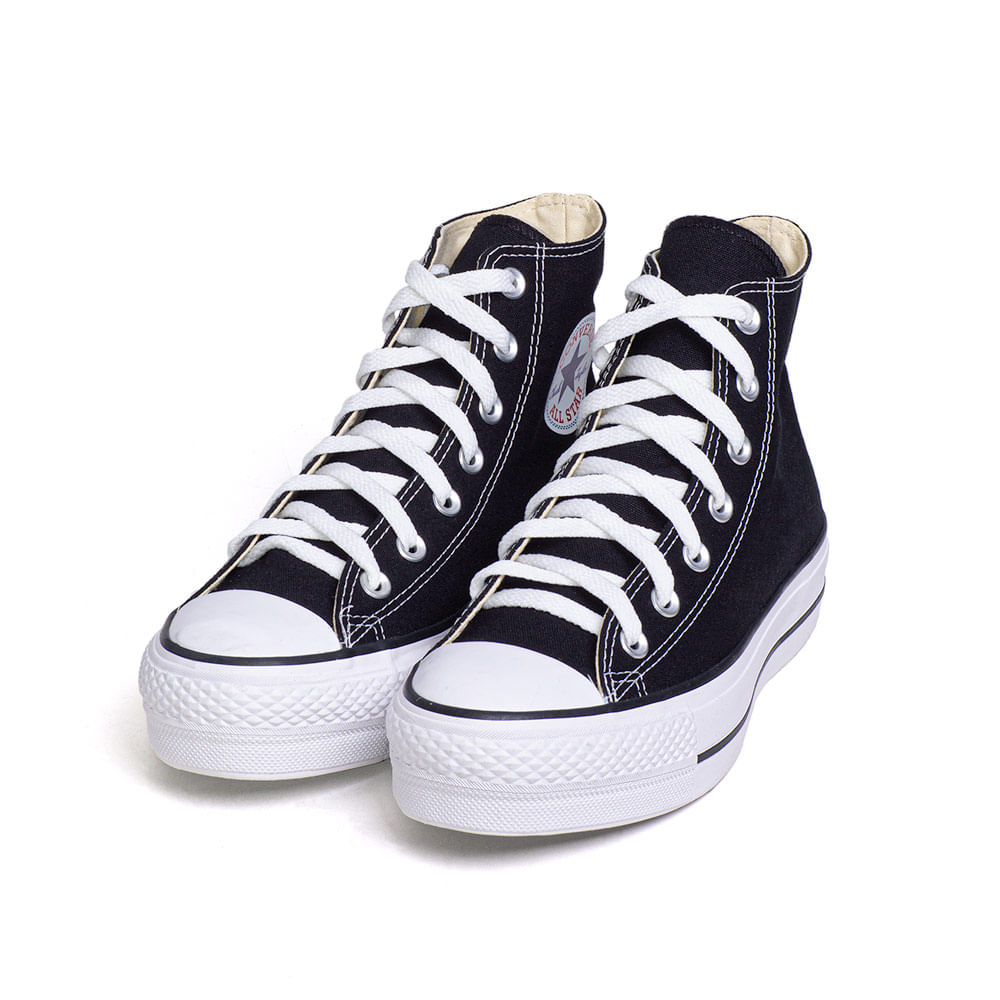 Tênis Converse Chuck Taylor All Star Platform Hi Preto - Espaco Tenis