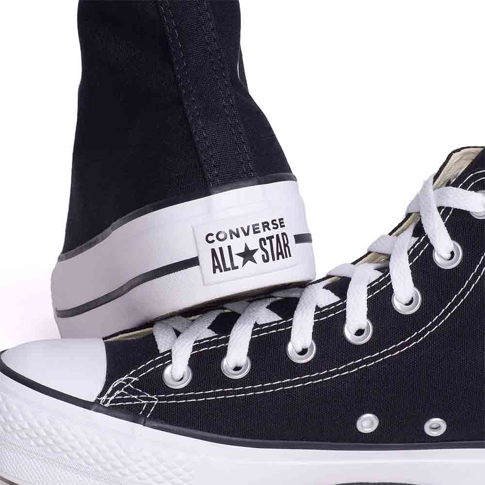 Tênis Converse Chuck Taylor All Star Platform Hi Preto - Espaco Tenis