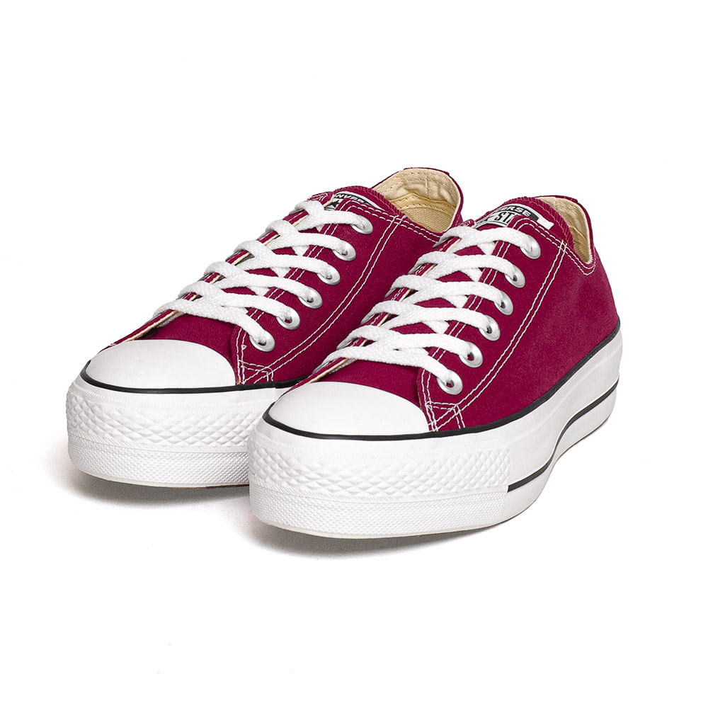 Tênis Converse Chuck Taylor All Star Platform Bordo - Espaco Tenis
