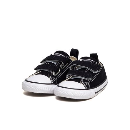 Tênis Converse Chuck Taylor All Star Kids 2v Preto/Cru - Espaco Tenis