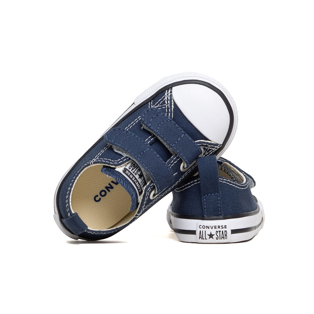 Tênis Converse Chuck Taylor All Star Kids 2v Marinho/Preto - Espaco Tenis