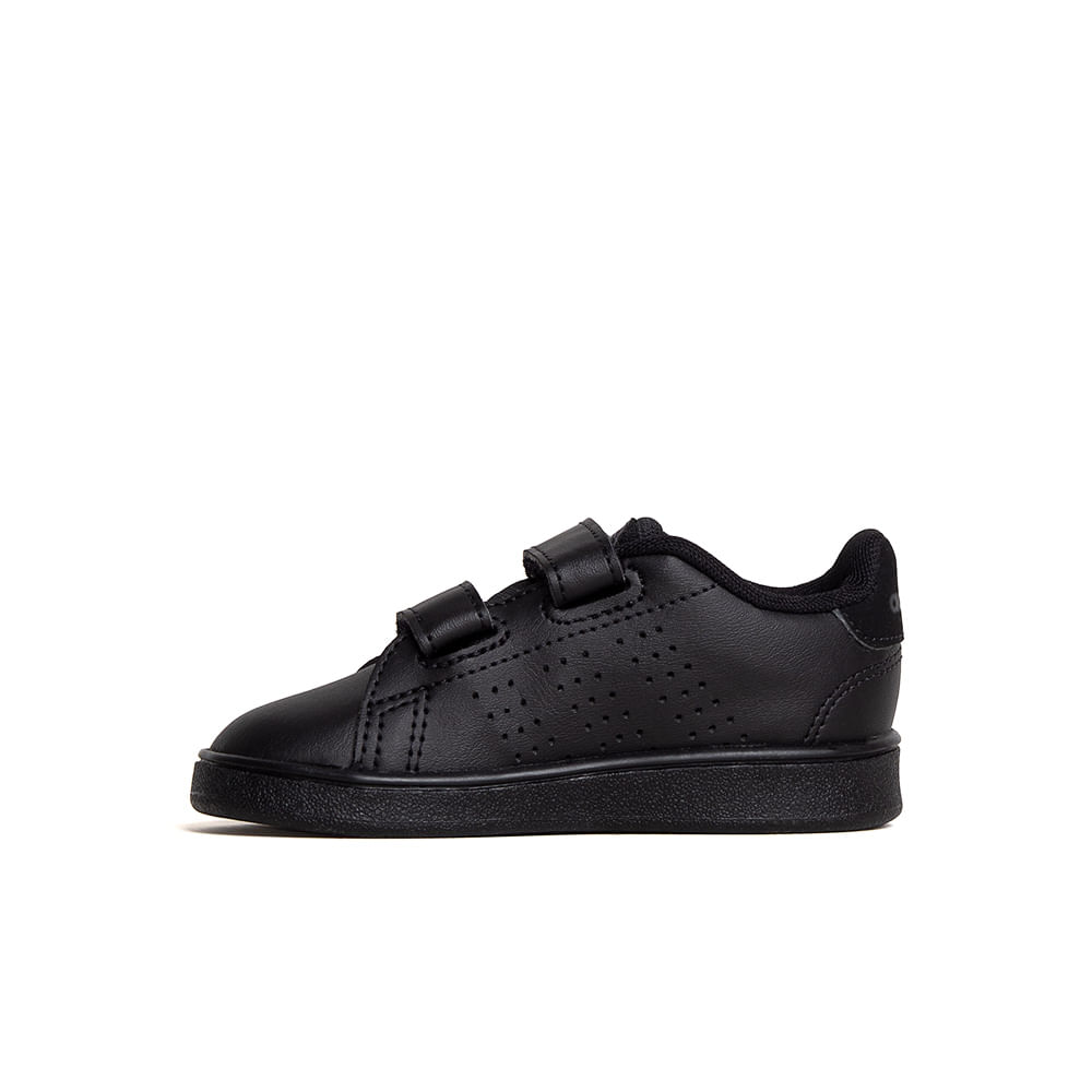 Tênis Adidas Kids Essentials Advantage Court Two Velcro Preto/Preto ...