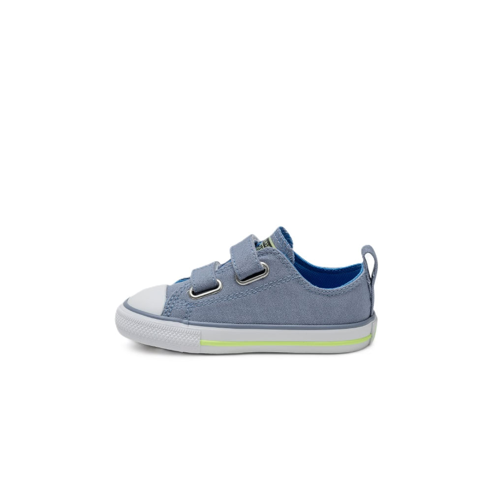 Tênis Converse Chuck Taylor All Star Kids 2v Seasonal Plus Azul ...