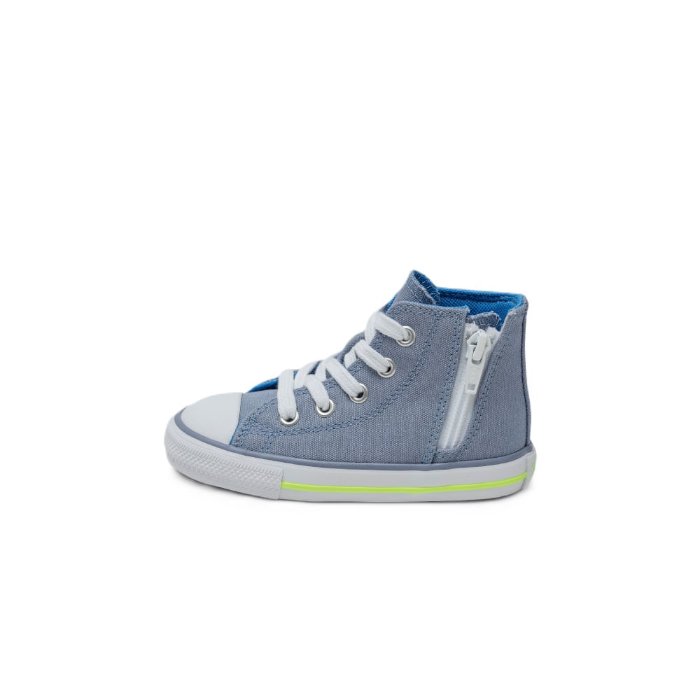 Tênis Converse Chuck Taylor All Star Kids Hi Seasonal Plus Azul ...