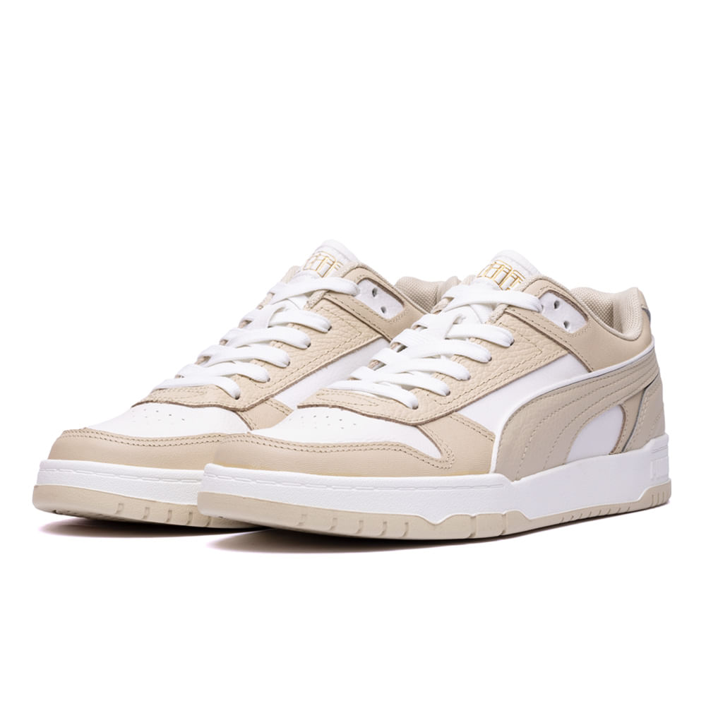 Tênis Puma Rbd Game Low Bdp Bege/Branco - Espaco Tenis