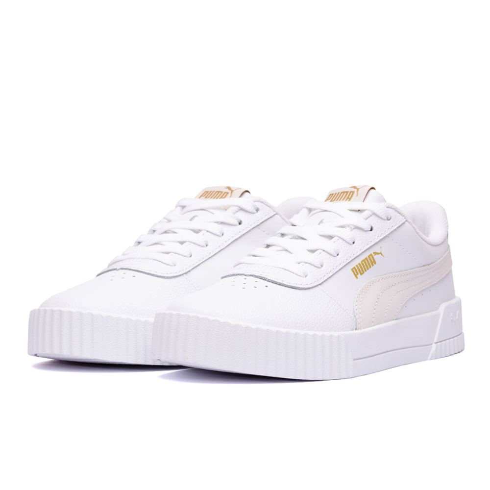 Tênis Puma Carina BDP Branco/Bege - Espaco Tenis